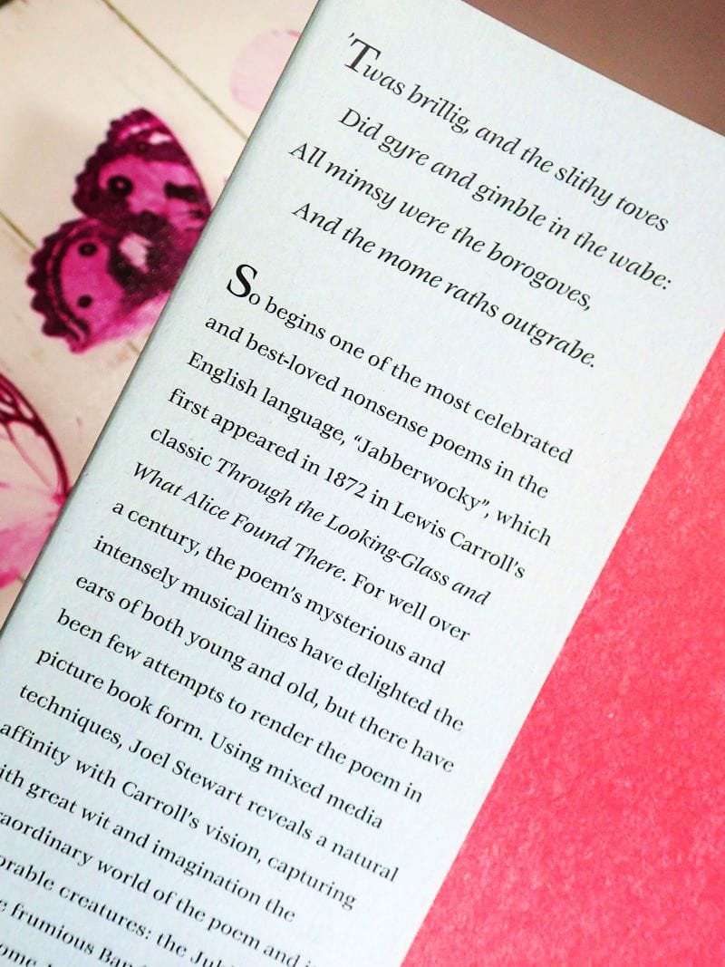 Jabberwocky by Lewis Carroll Vintage Children's Book Joel Stewart Firs – Kittys Tales