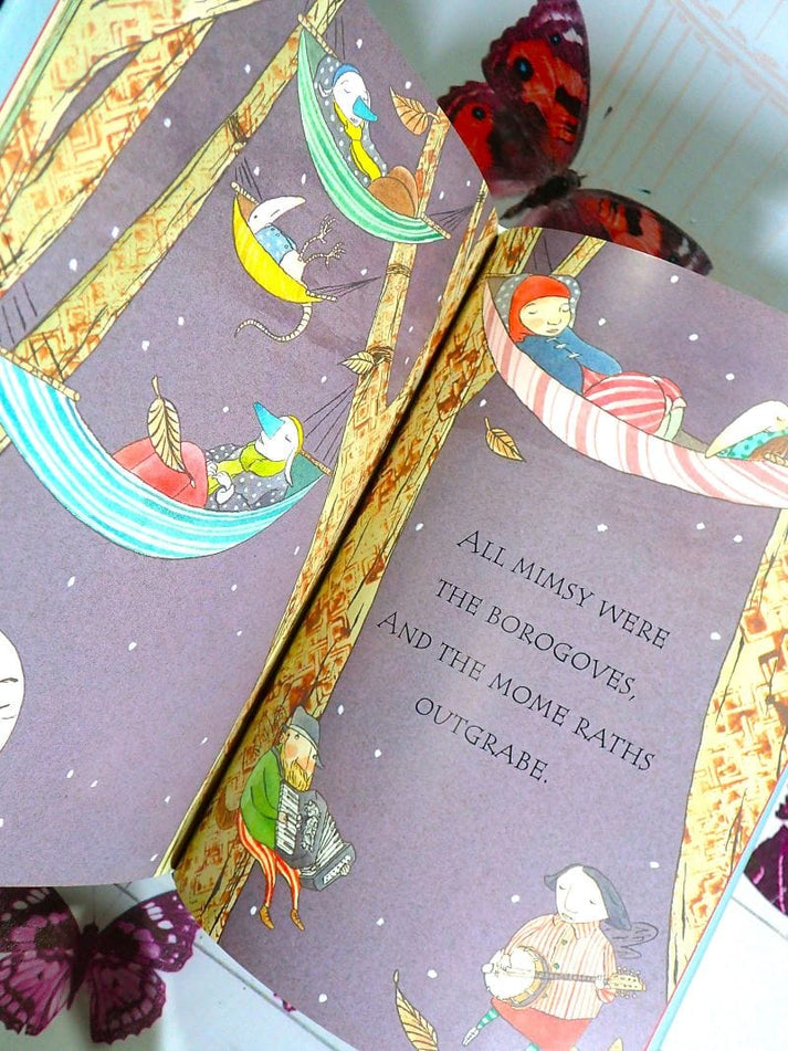 Jabberwocky by Lewis Carroll Vintage Children's Book Joel Stewart Firs – Kittys Tales