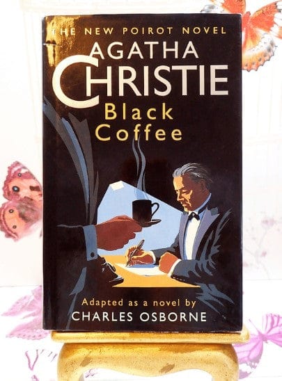 Agatha Christie Black Coffee Vintage Book Poirot Play Adapted by Charl ...