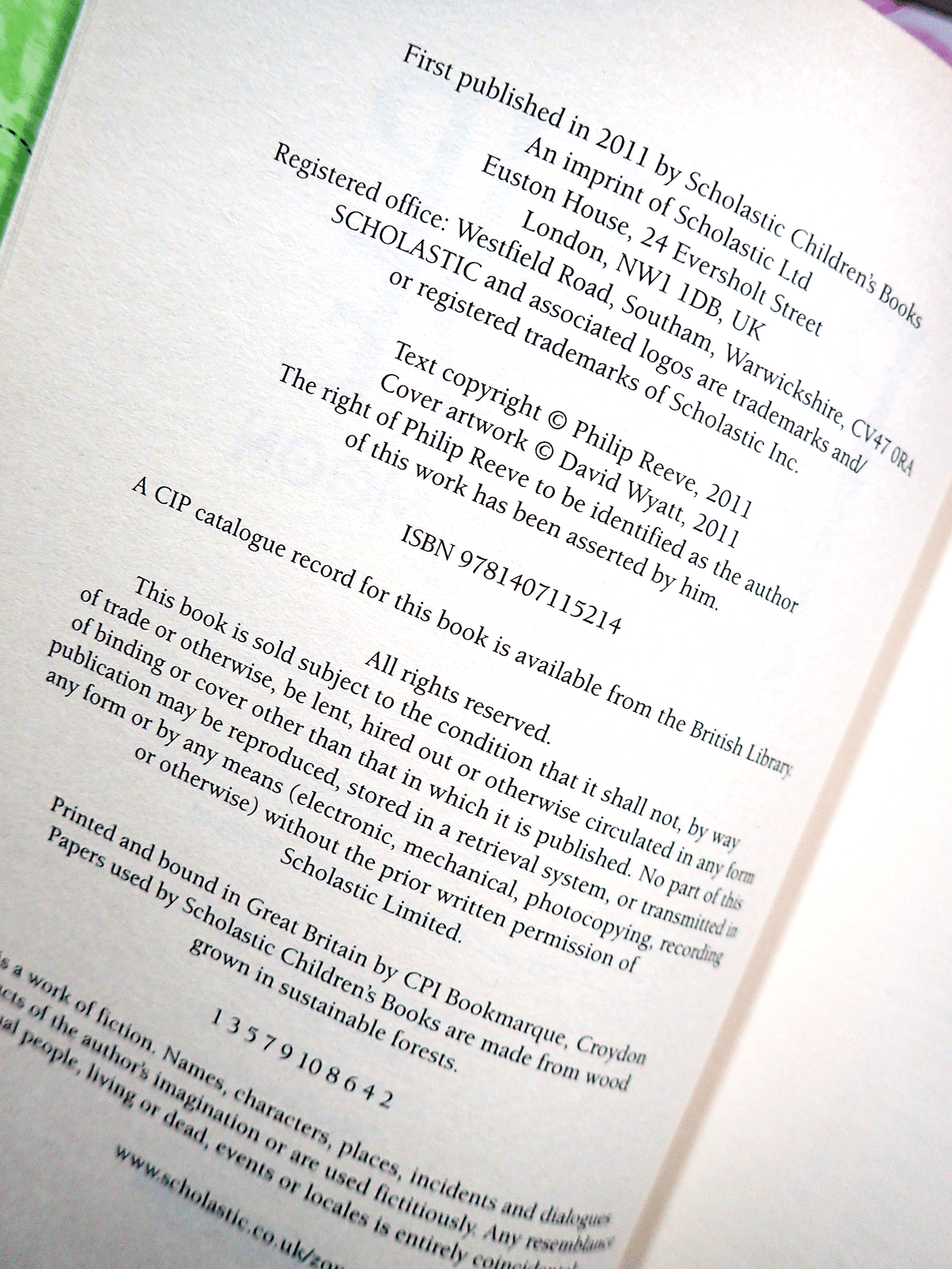 Scrivener's Moon Philip Reeve Signed Book First Edition Limited Mortal ...