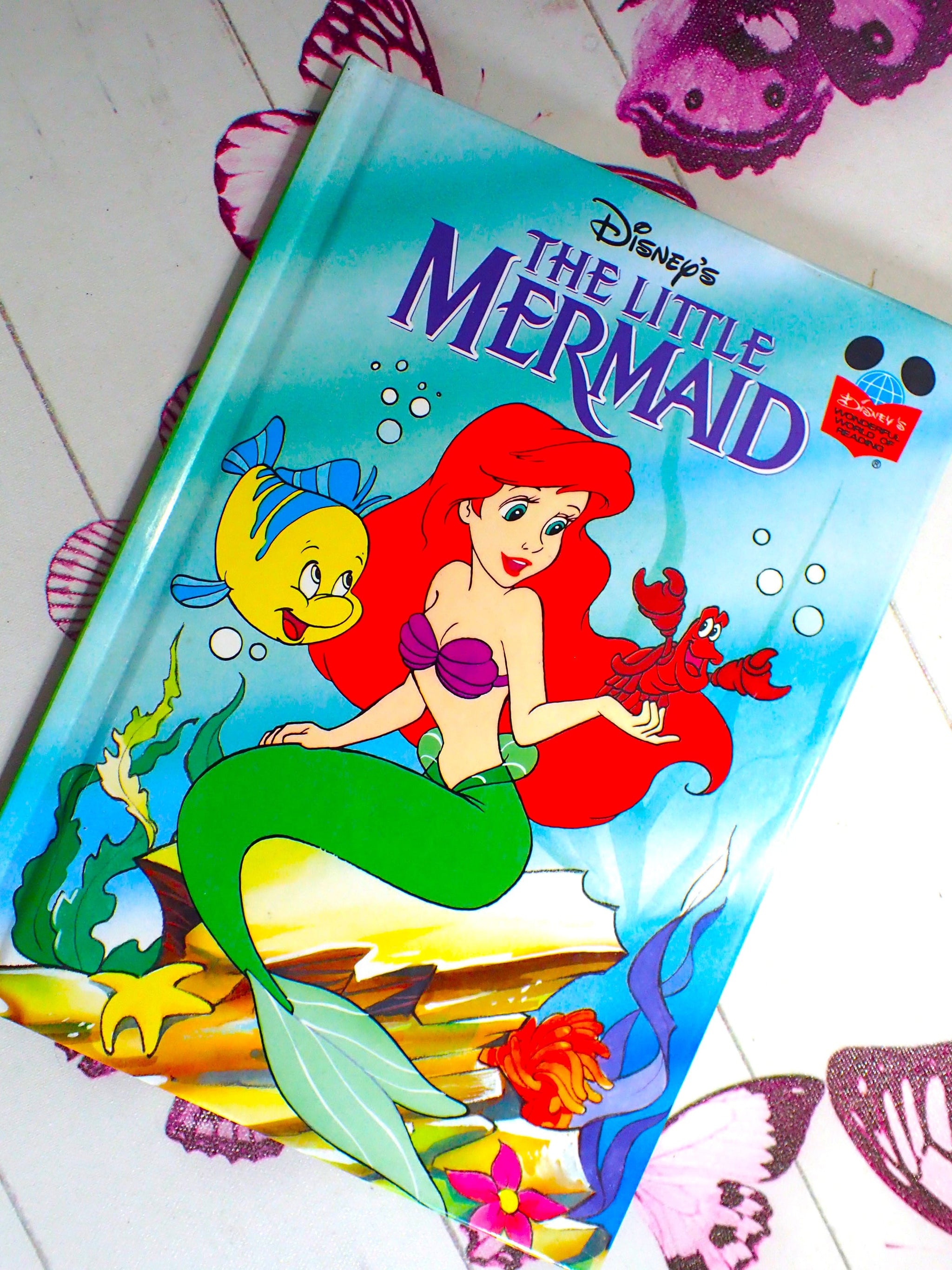 The Little Mermaid Vintage Children's Book Disney Hans Andersen Fairy ...