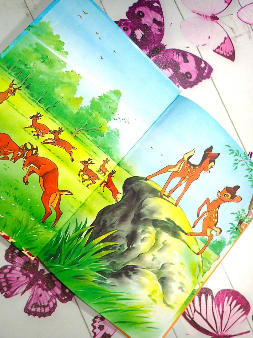 Disney Bambi Vintage Children's Book 1990's Disney's Wonderful World o ...